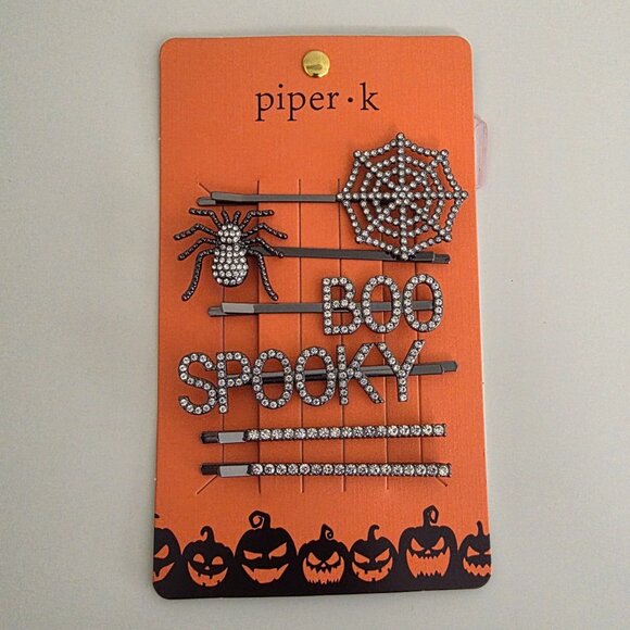 Piper K | Accessories | Piper K Crystal Halloween Bobby Pins Large Size ...